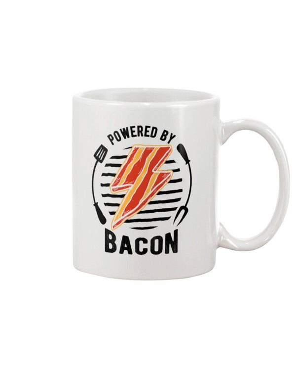 Powered By Bacon Mug - I Love Grilling Meat